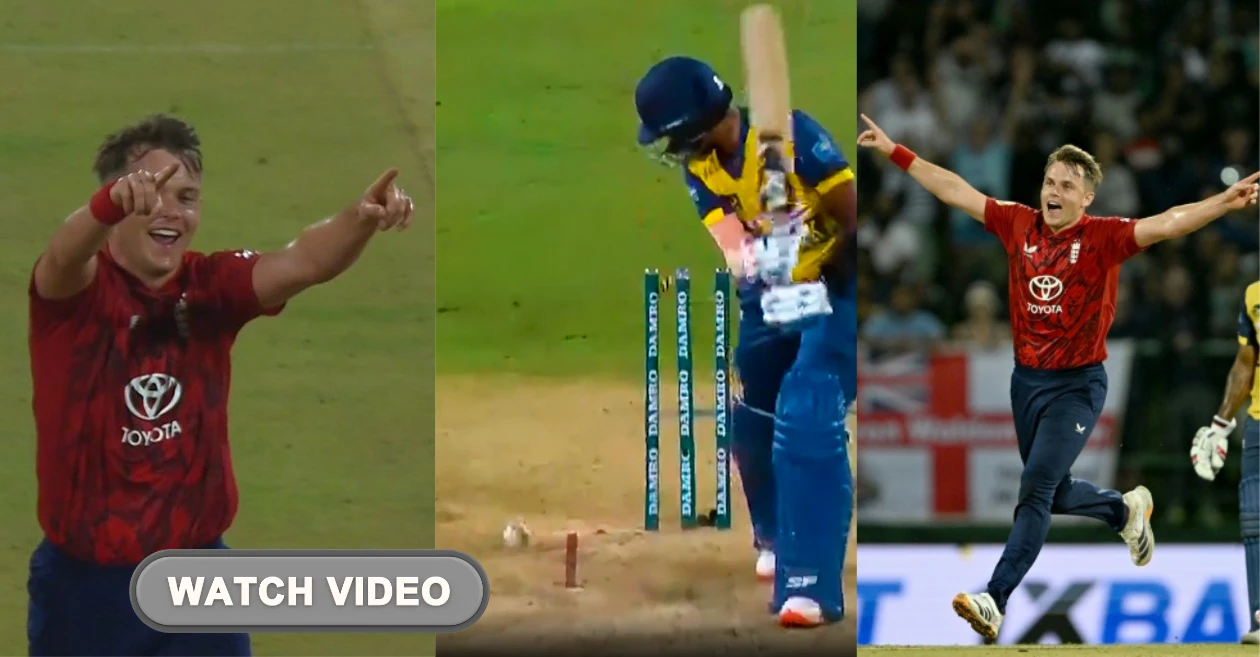 Watch: Sam Curran takes hat-trick against Sri Lanka in T20I series opener