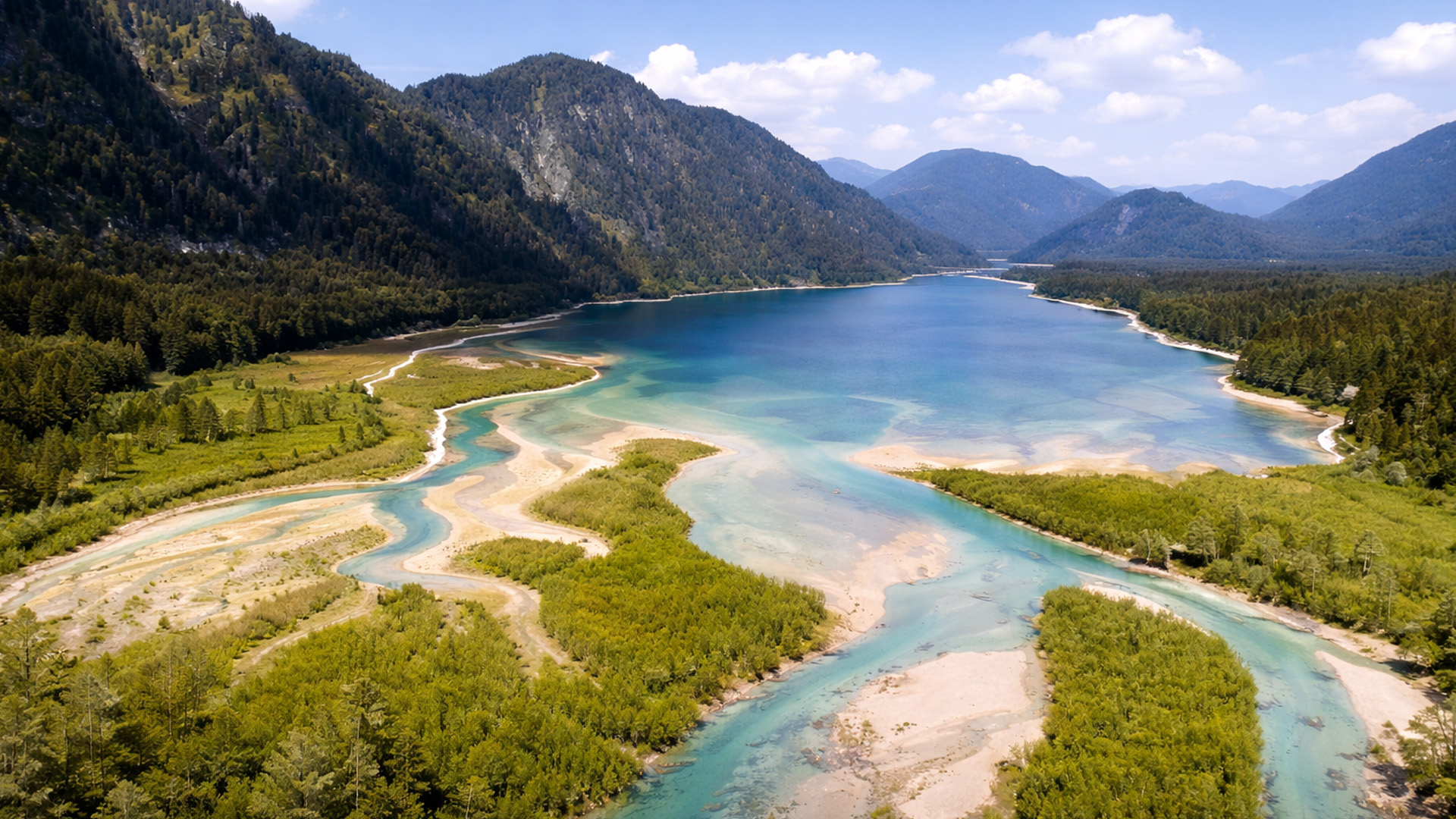 Un río que dibuja el paisaje