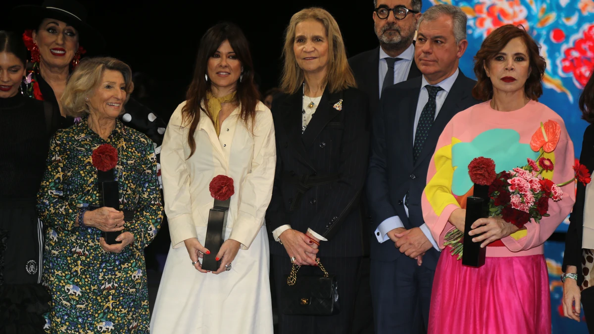 El tributo a la moda flamenca y el folclore andaluz de la Infanta Elena