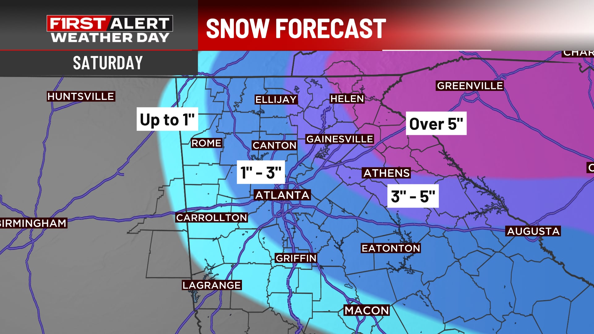 🔴 Live updates: Snow falling in north Georgia as winter storm sweeps ...