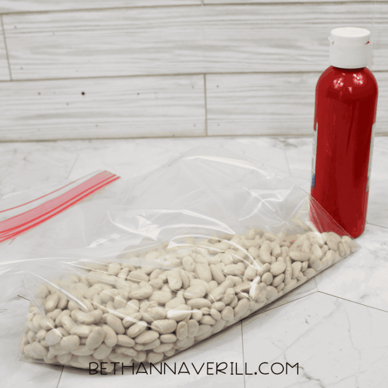 Ladybug sensory bottle