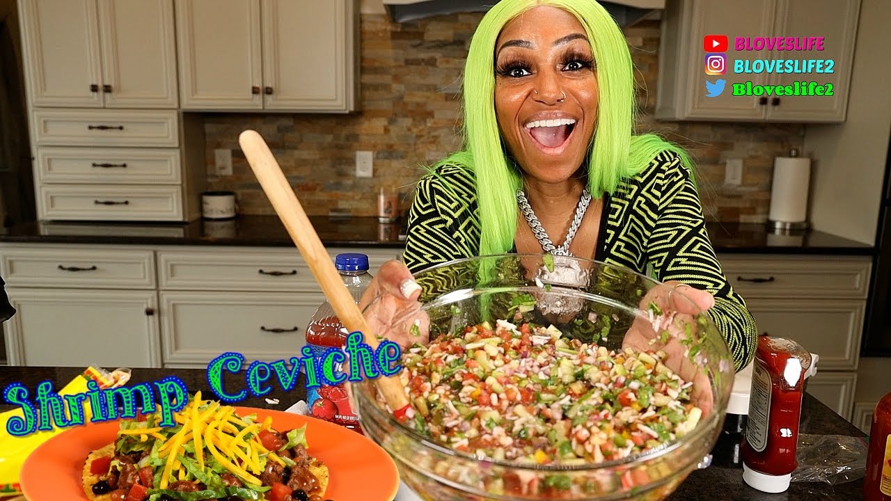 King crab ceviche tostadas cook with me