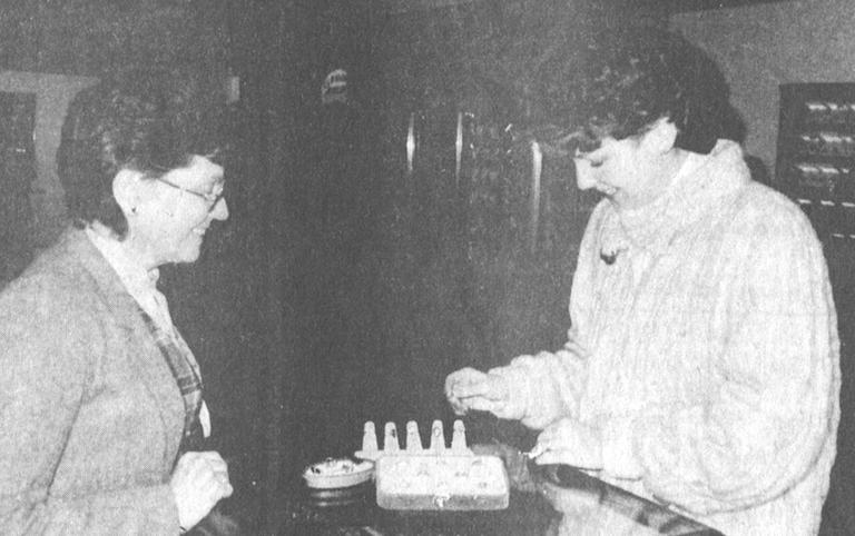 Looking back for Jan. 31: Photo shows Jane Tabaczka, Evelyn Larsen at ...