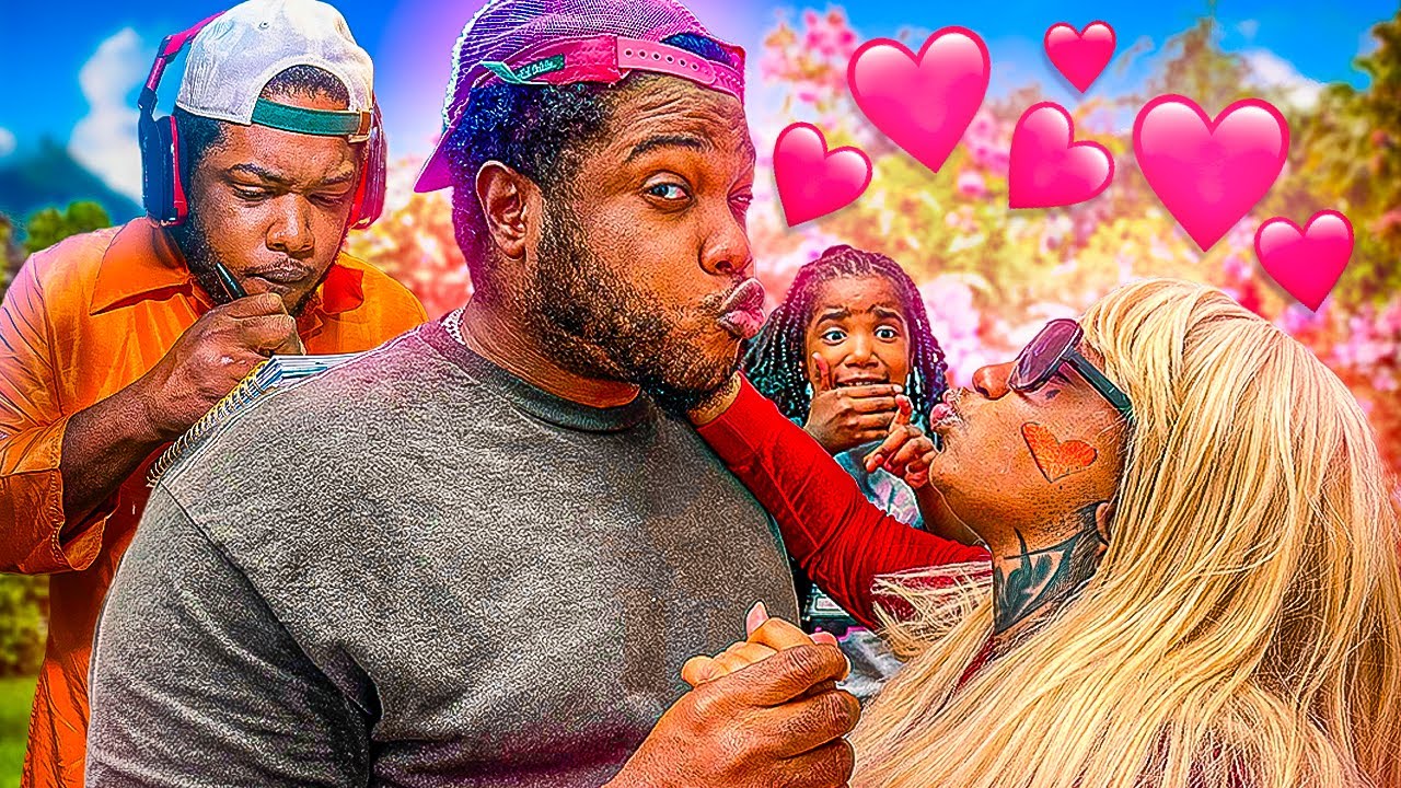 Girls catch dad writing a love song for his crush