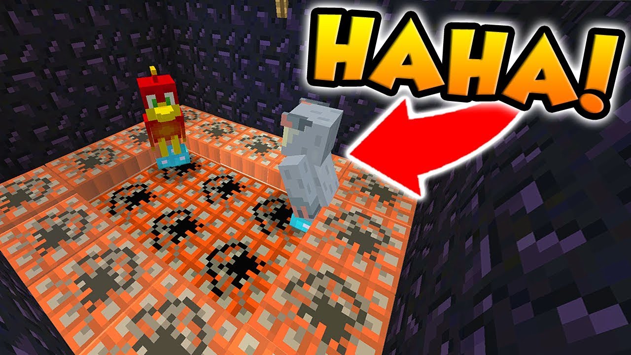 Survivor builds deadly TNT trap in hide and seek