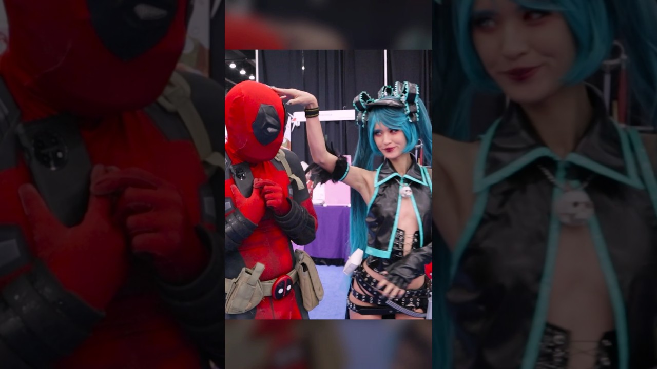 Deadpool meets Hatsune Miku #deadpool #hatsunemiku #cosplay
