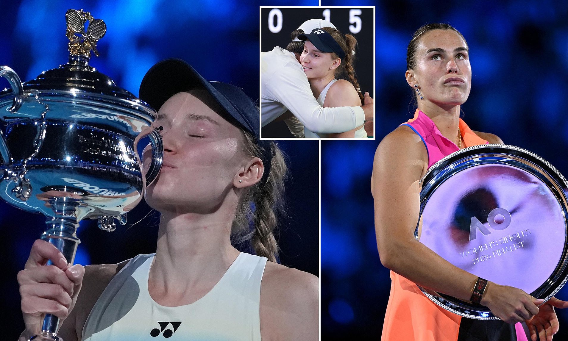Elena Rybakina wins her first Australian Open title in tension-filled ...