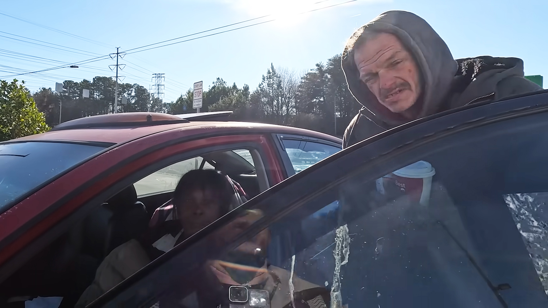 Gas station owner demands car gone - TowTrucker refuses to force family out
