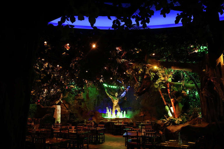 The last Rainforest Cafe in California still brings joy - and thunder