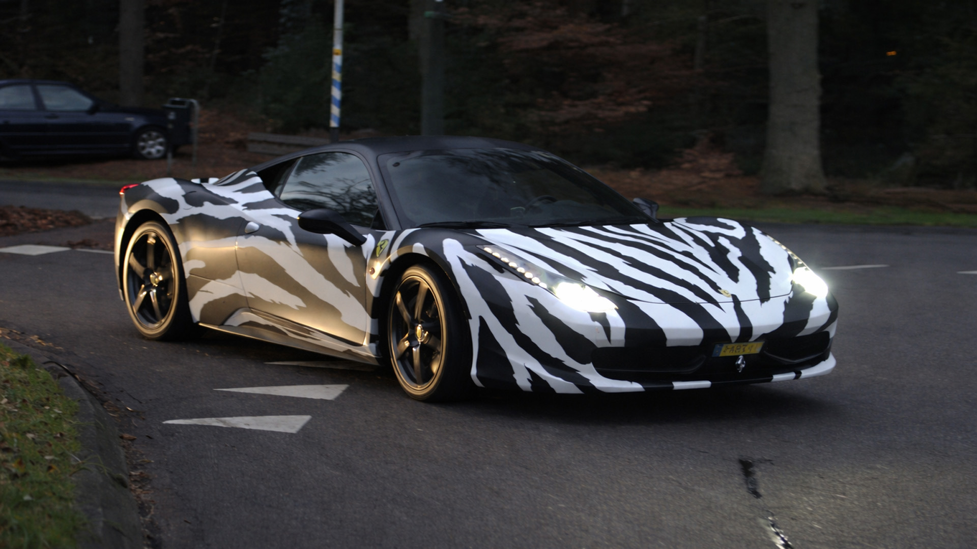 Exotic cars highlight powerful acceleration on the road