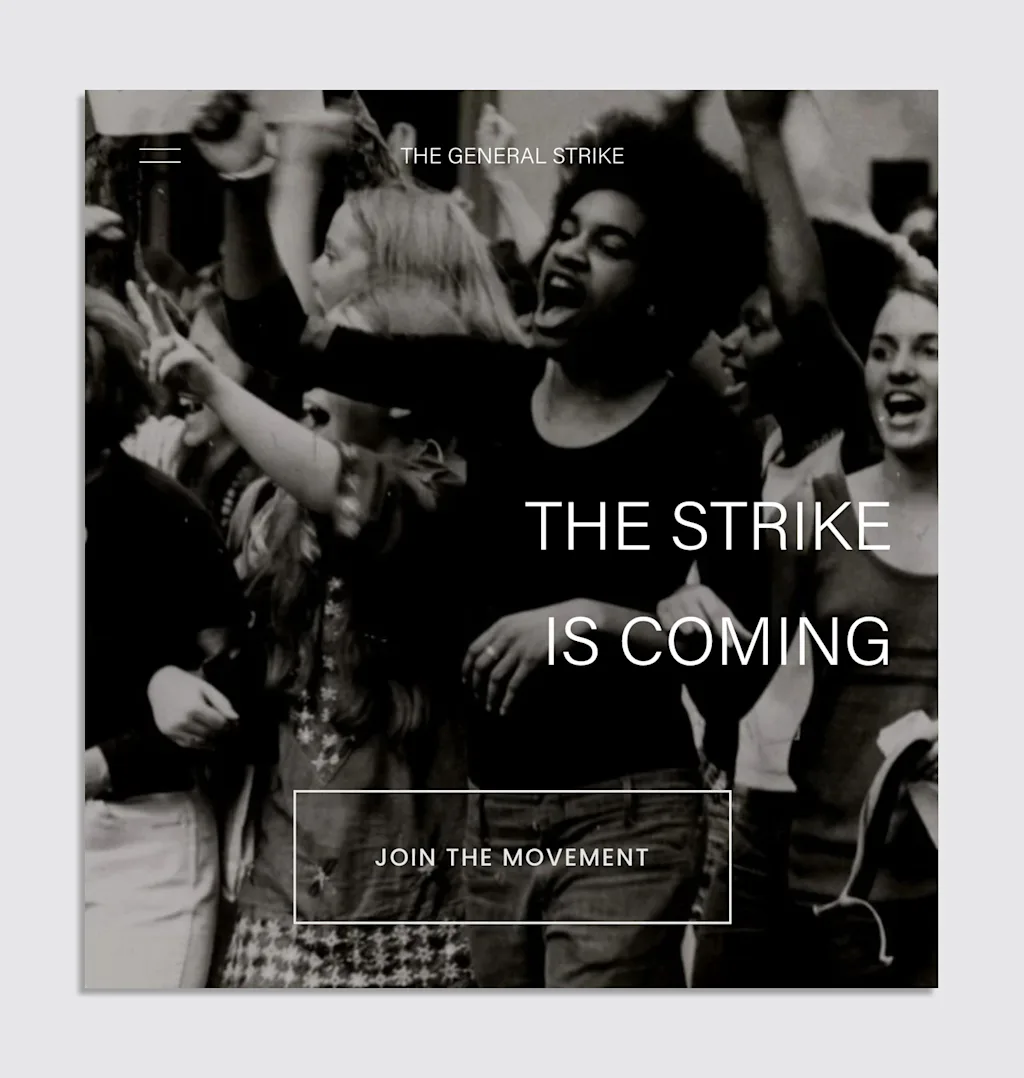 No working, no shopping: Thousands of people hit the Trump ...