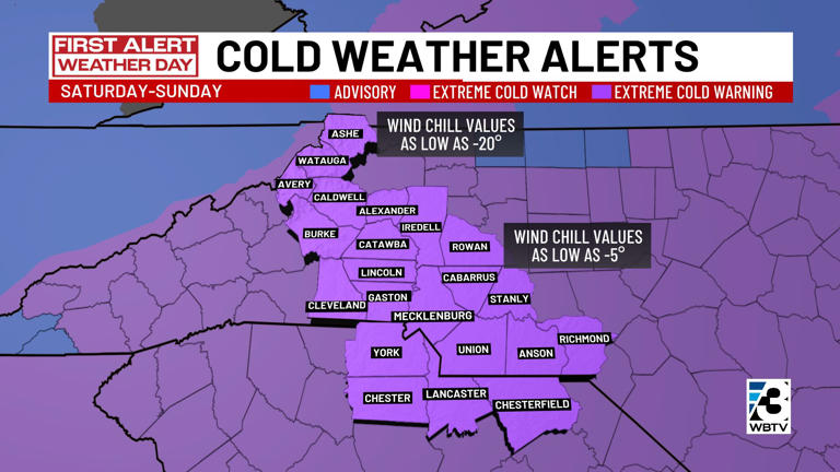 Live coverage: Tracking weekend Carolina snowstorm with WBTV First ...