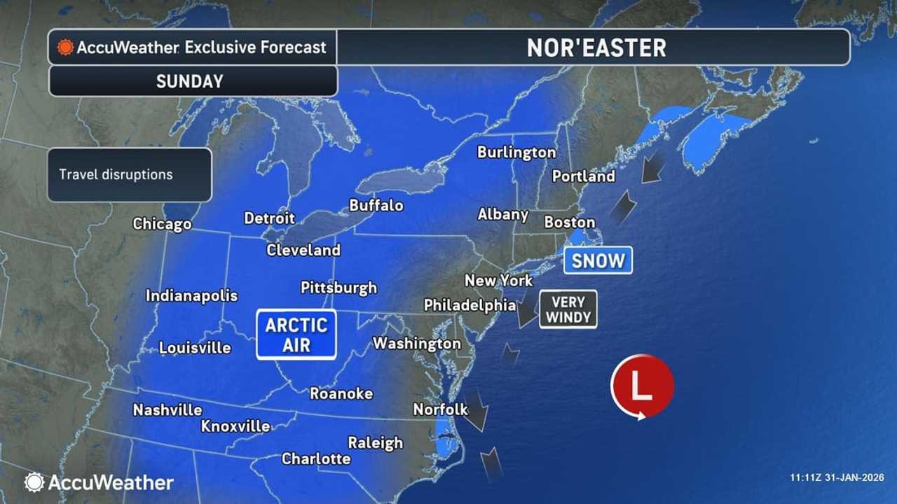 Here's Latest Projected Track, Timing As Major Winter Storm Nears Northeast