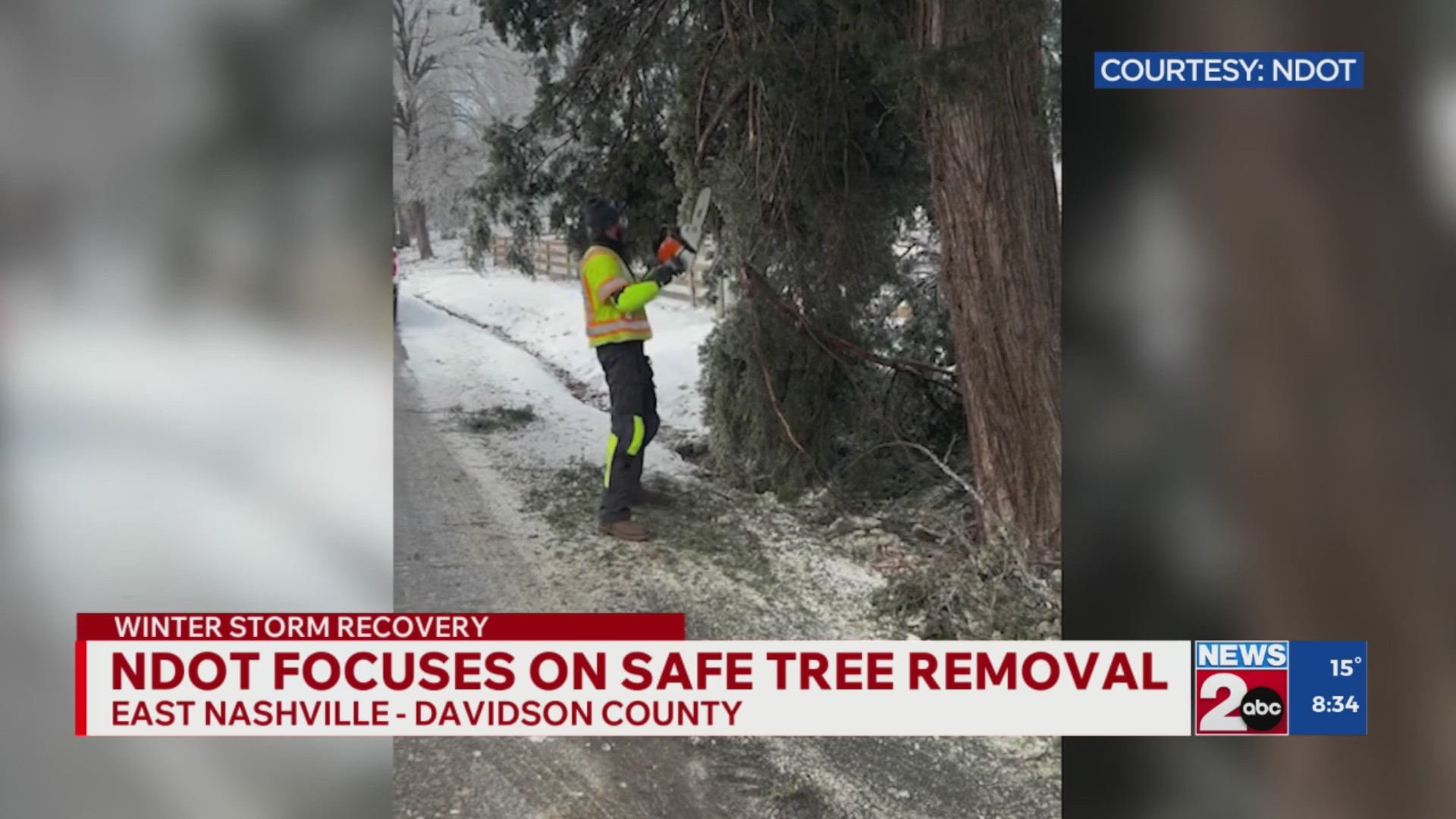 NDOT focuses on safe tree removal