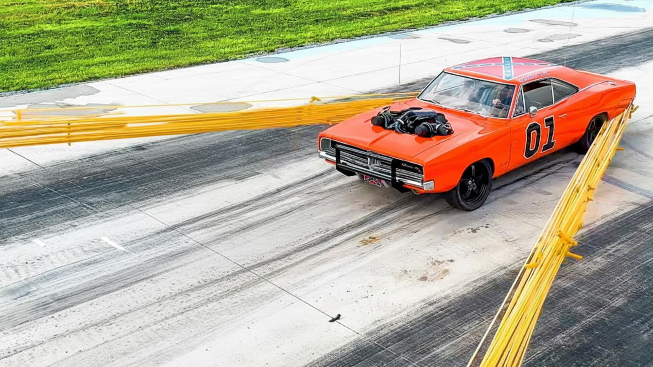 We built a giant slingshot - and launched supercars with it
