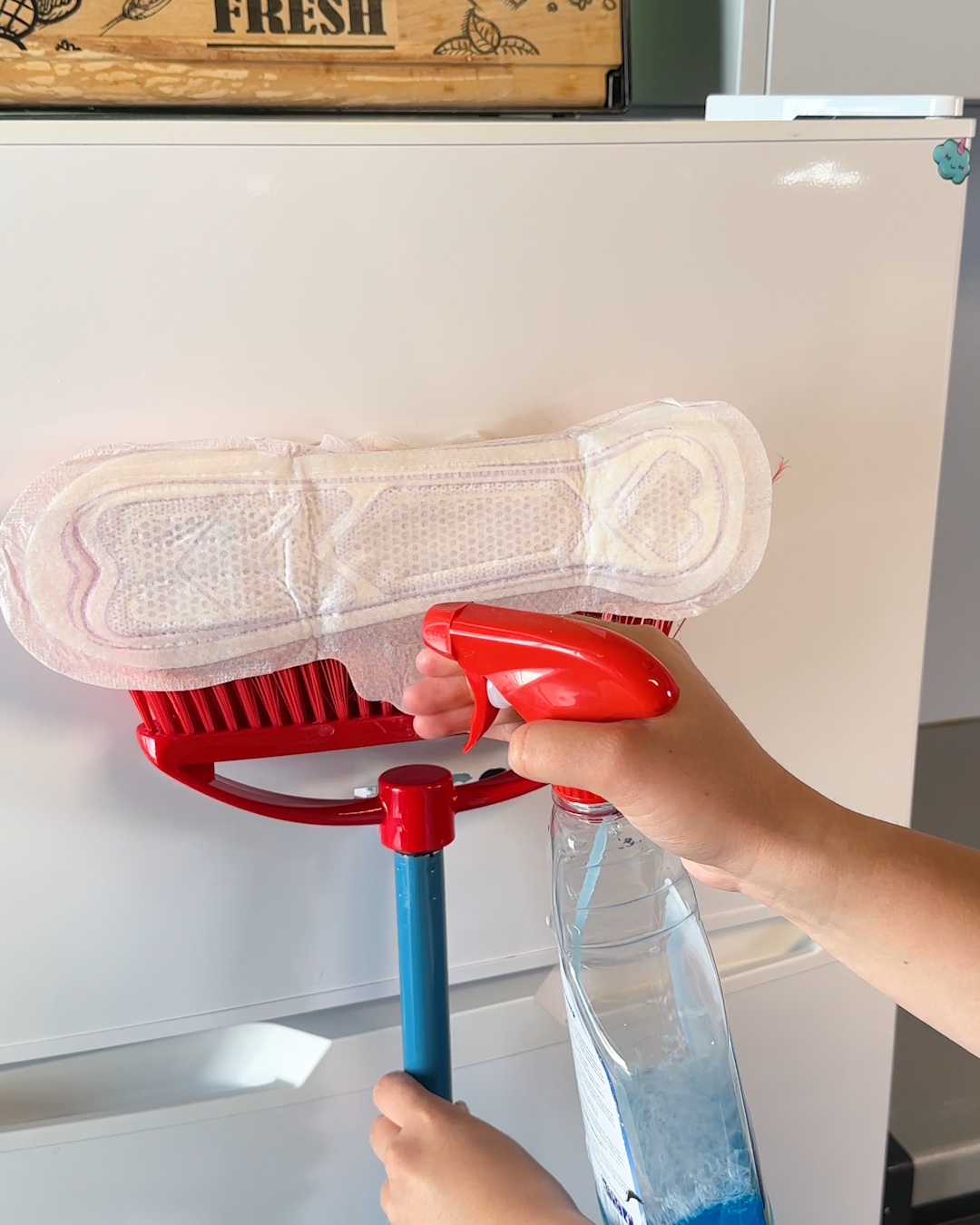 The broom hack you didn't know you needed🧹