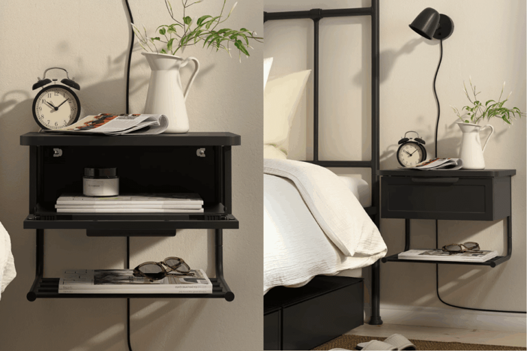 Bedside tables are so expensive – this £25 IKEA floating table is ...