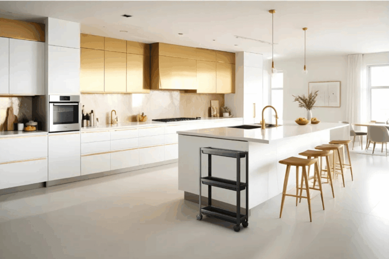 Lidl's £6.99 storage trolley on wheels solves clutter issues – it fits ...