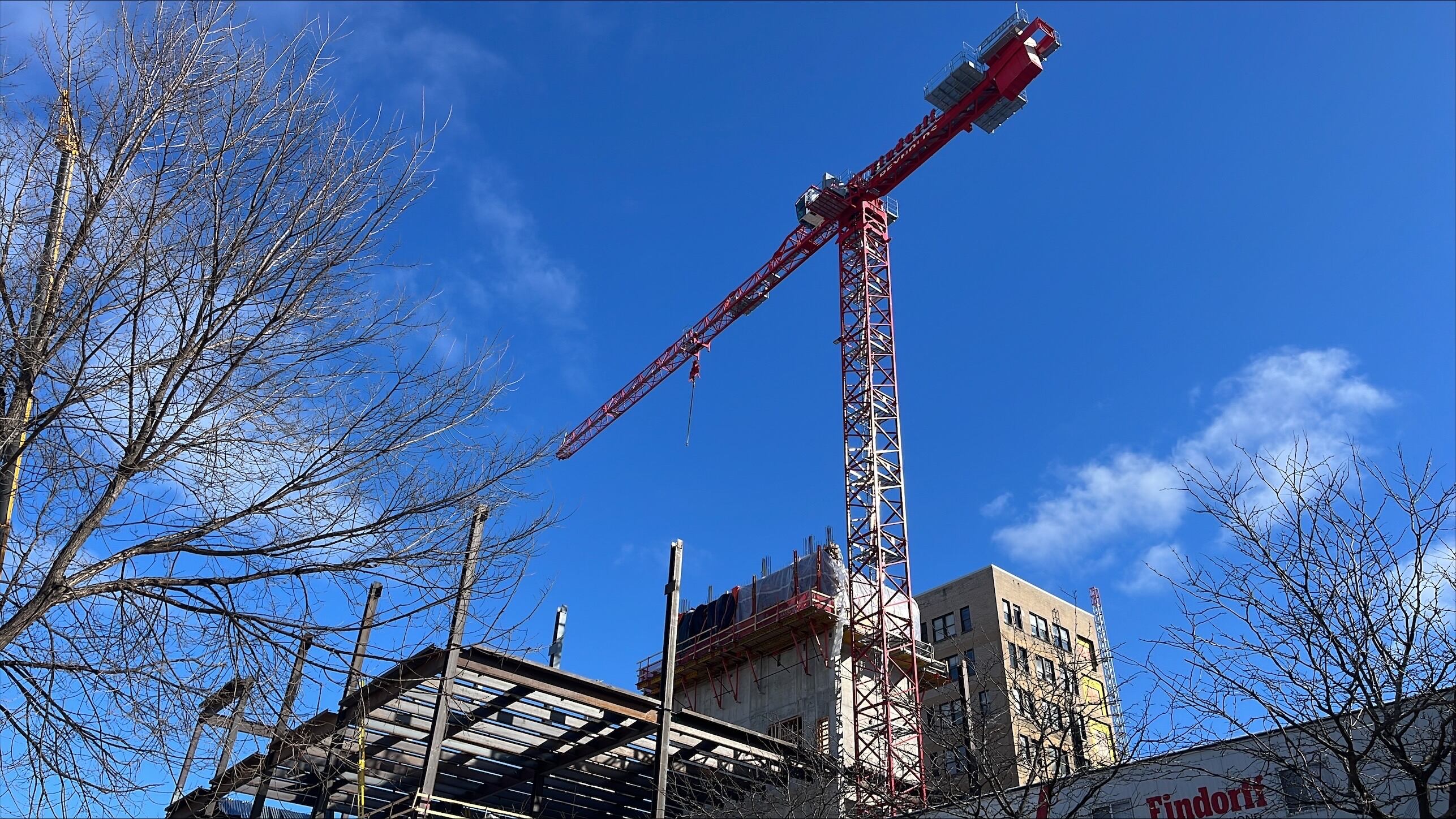Construction worker critically injured after crane drops massive beam ...