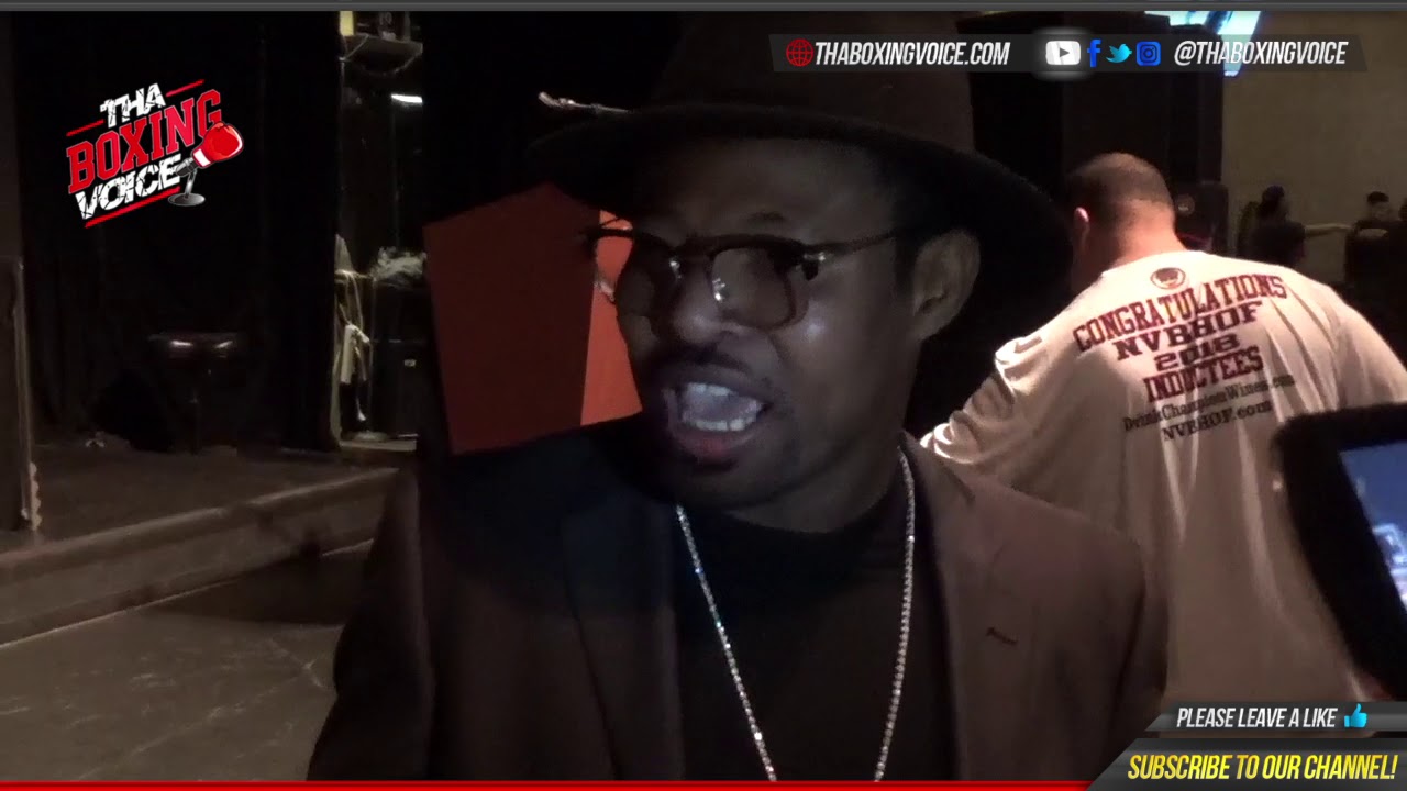 Shane Mosley recalls calling out Floyd Mayweather inside of the ring