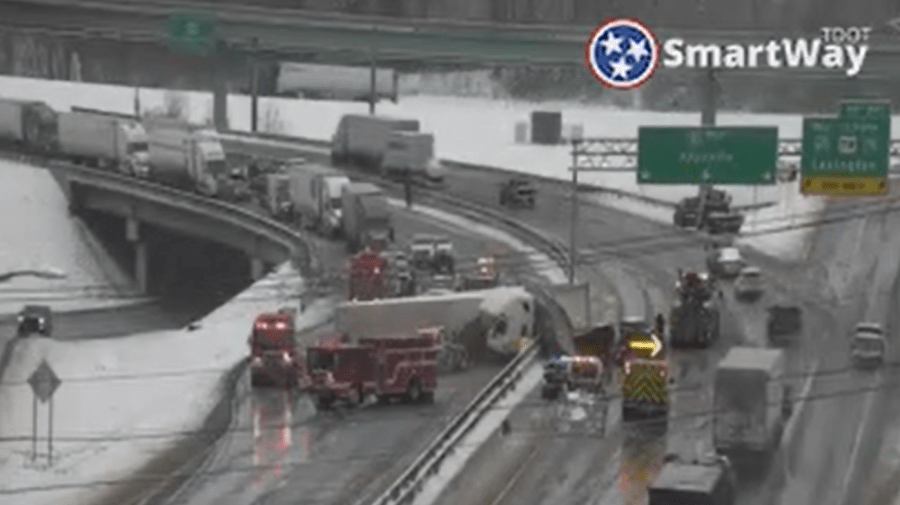 One lane of I-40 E near Asheville Highway in Knoxville reopens after ...