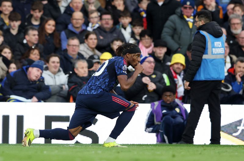 Soccer-Arsenal back on track as Madueke underlines strength in depth