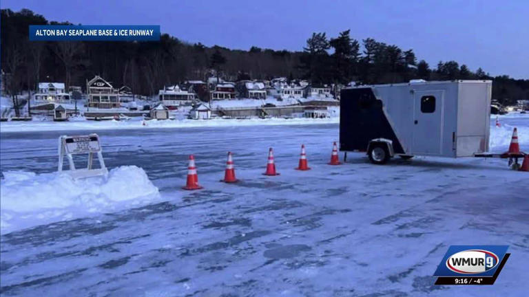 Alton Bay Ice Runway opens for the season