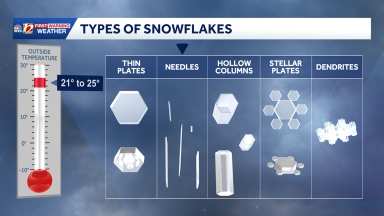What kind of snowflakes do you see flying? | Types of snowflakes ...