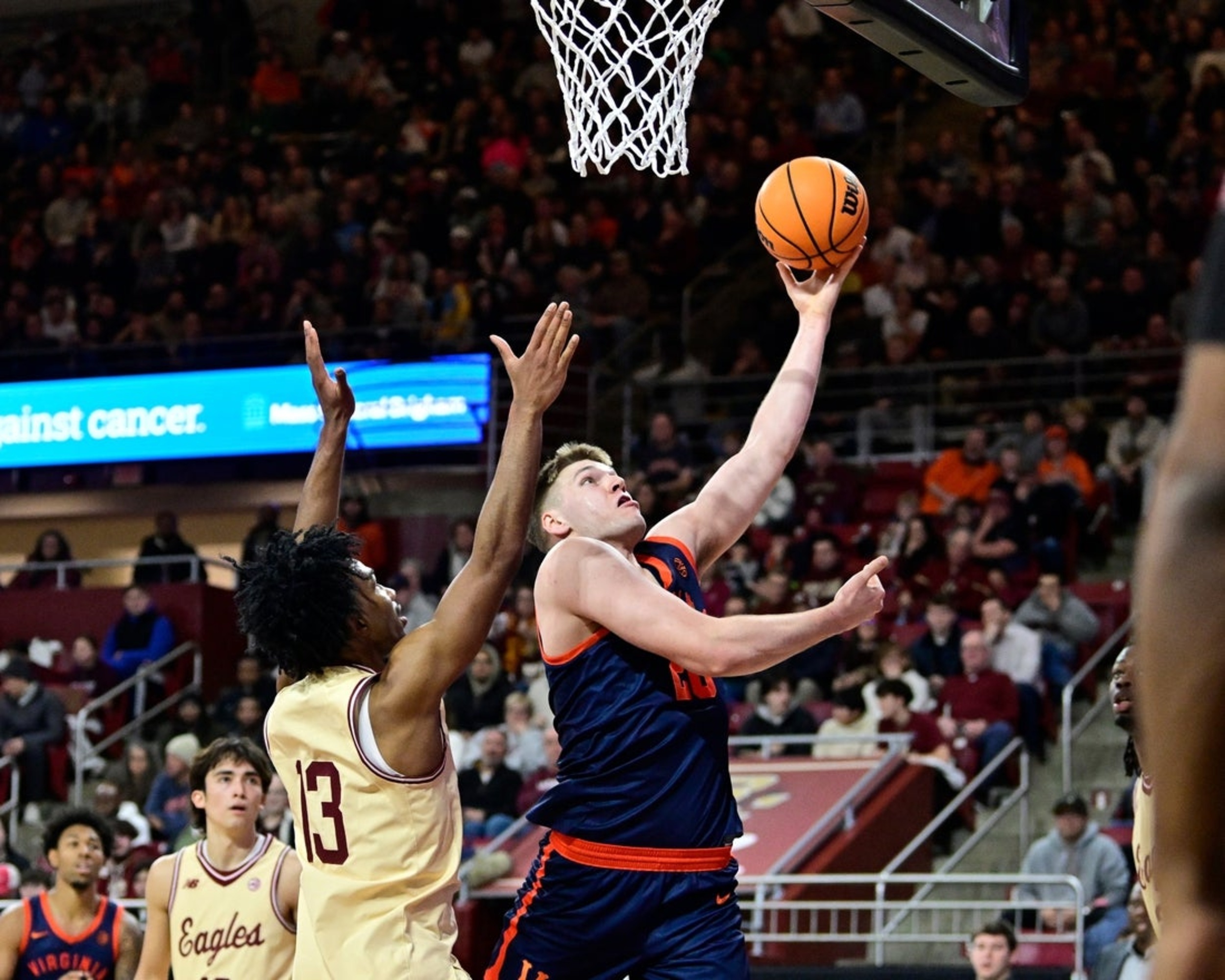 No. 17 Virginia storms back to spoil Boston College's upset attempt