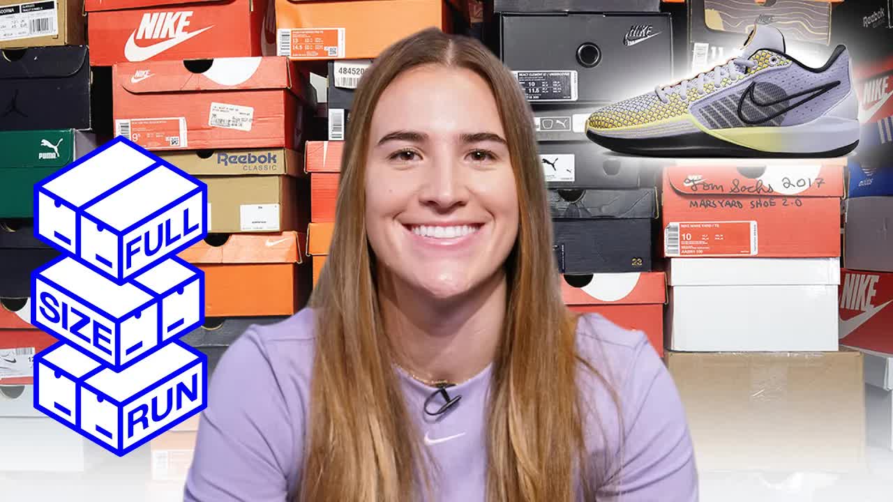Sabrina Ionescu reveals the hidden details on her Nike sneakers | Full ...