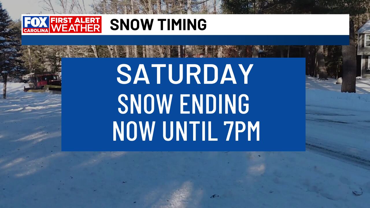 First alert weather days: Snow moves out, dangerous cold Sunday and Monday