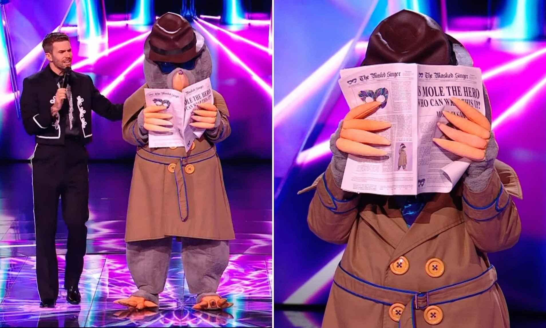 The Masked Singer's Mole Dommett is revealed as huge British singer ...