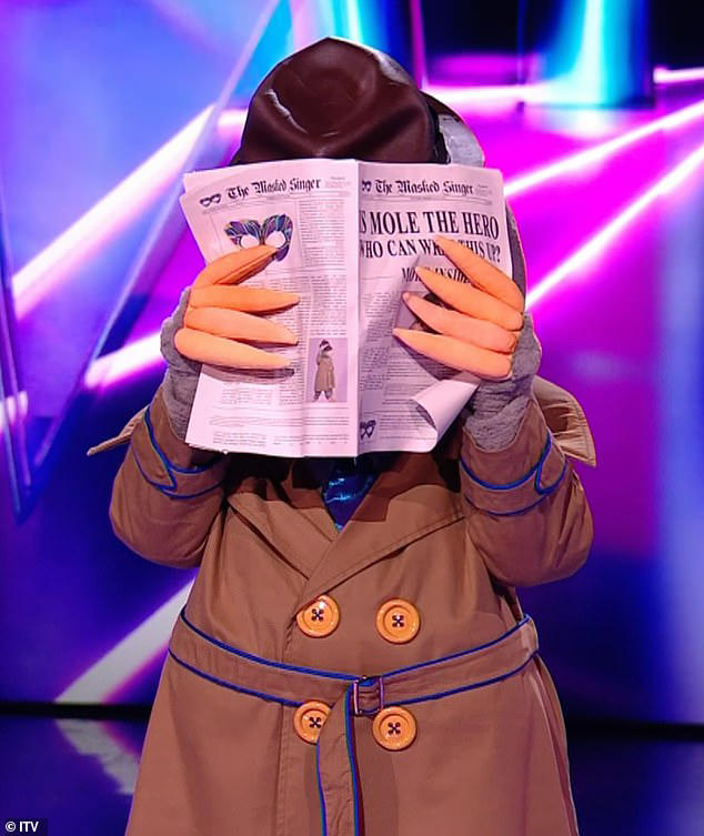 The Masked Singer's Mole Dommett is revealed as huge British singer ...
