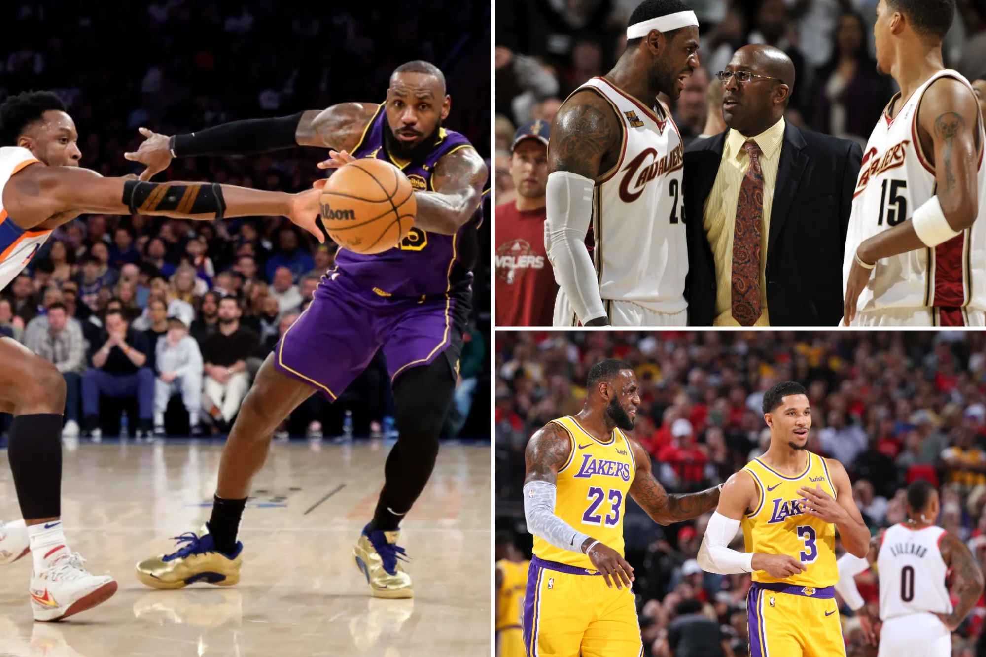 Josh Hart, Mike Brown reflect on their LeBron James connection before ...
