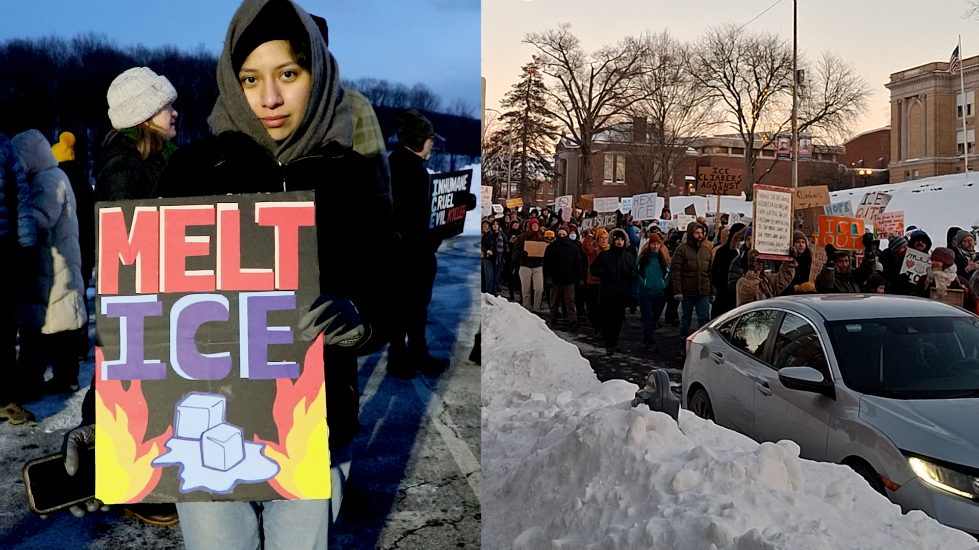 ICE protests spread beyond big cities