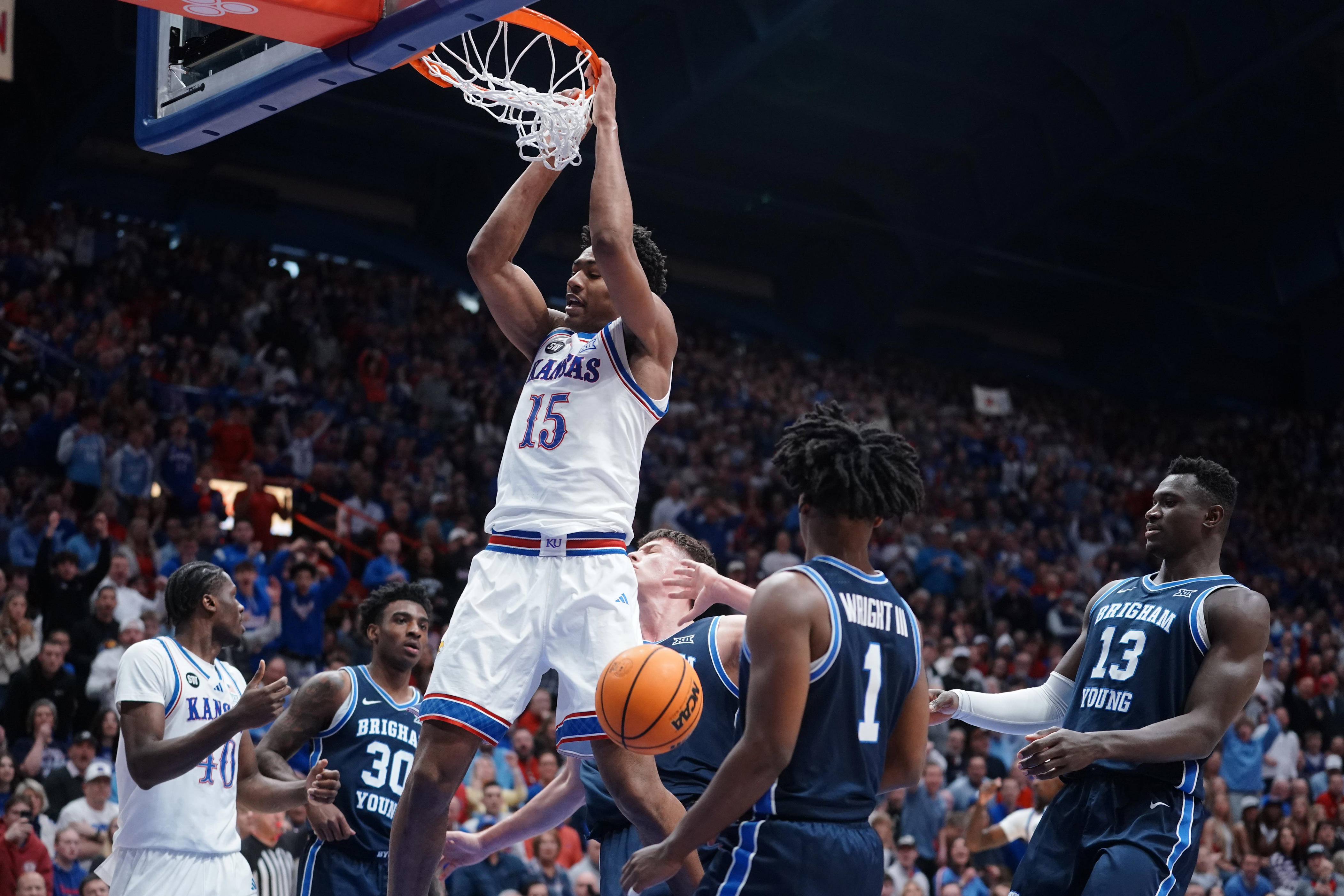 Kansas basketball final score: Jayhawks take down BYU in top-15 battle