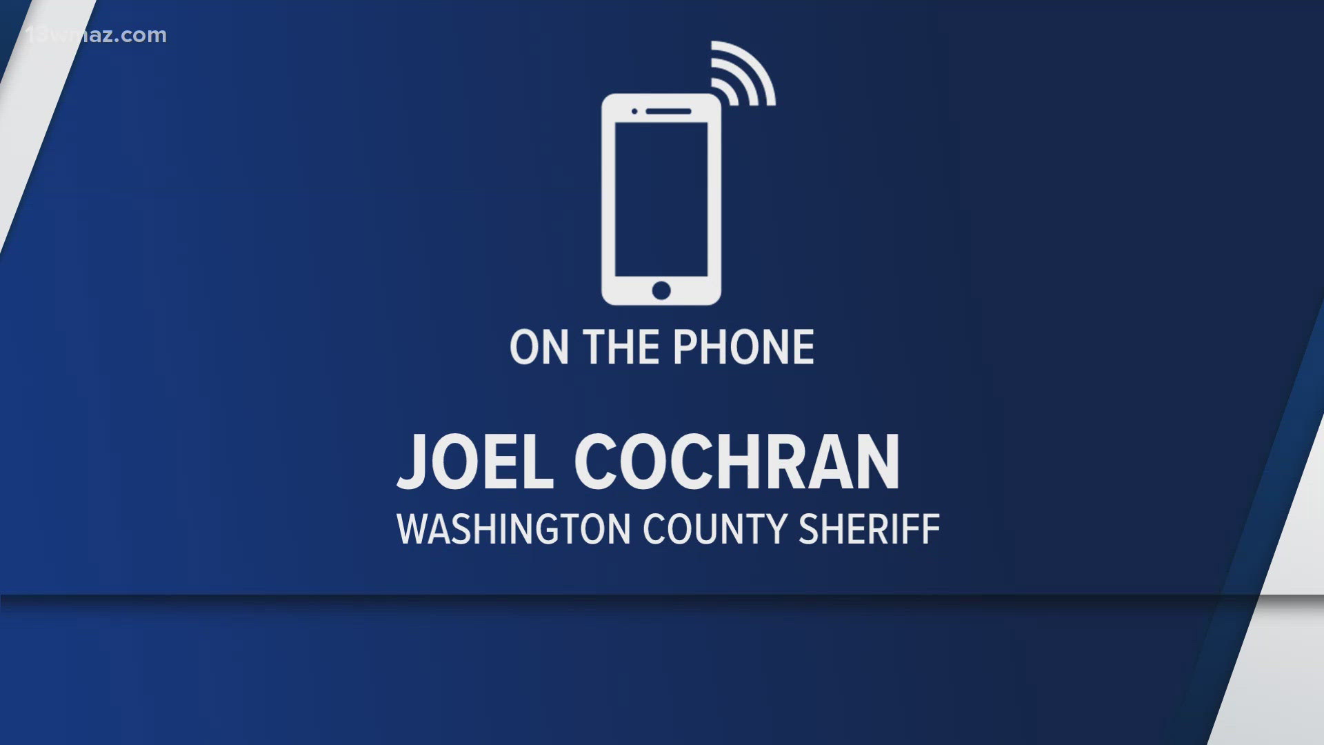WATCH: Washington County EMA Joel Cochran says that slick spots reported