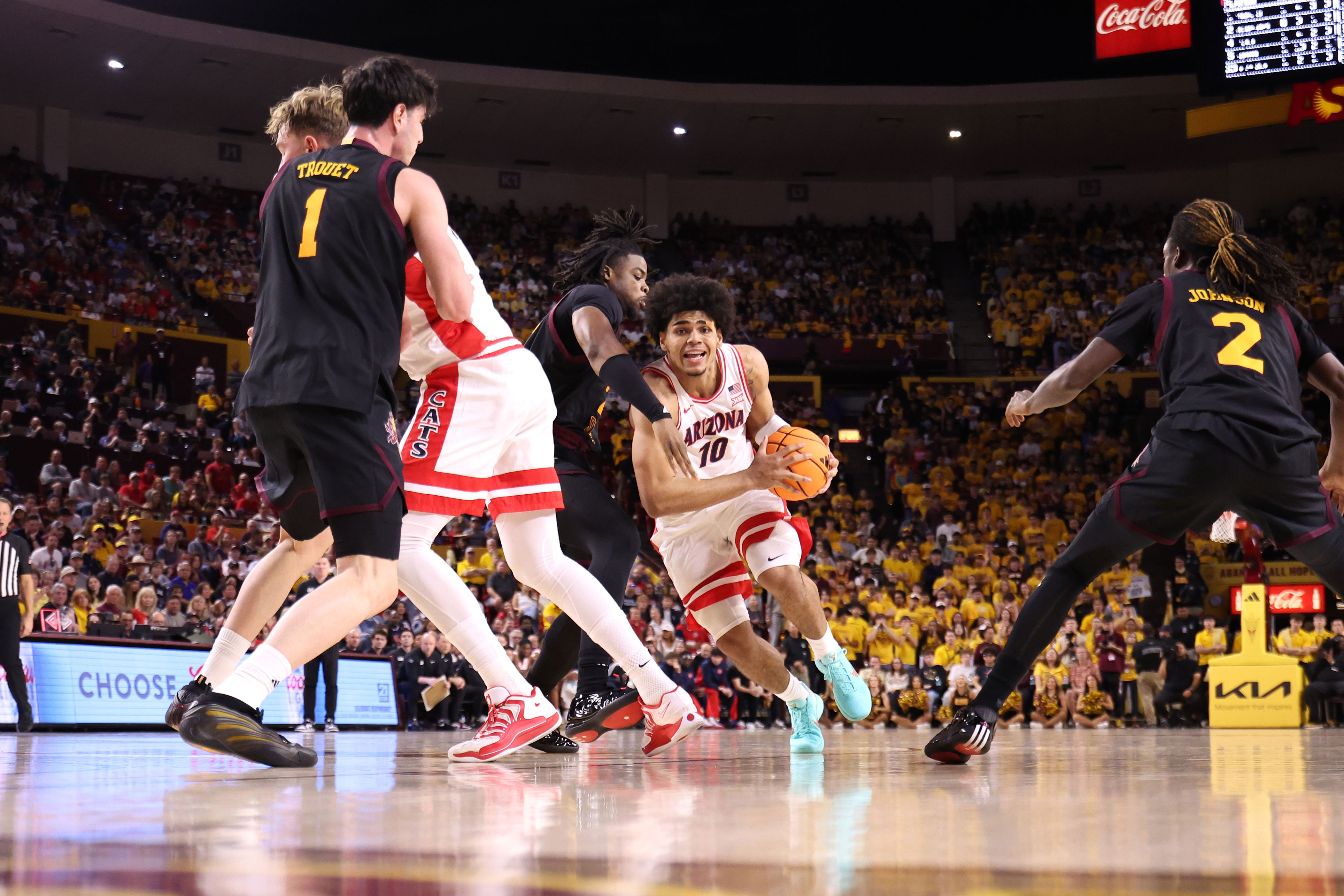 Arizona men’s basketball wins at ASU, sets school record for best start ...