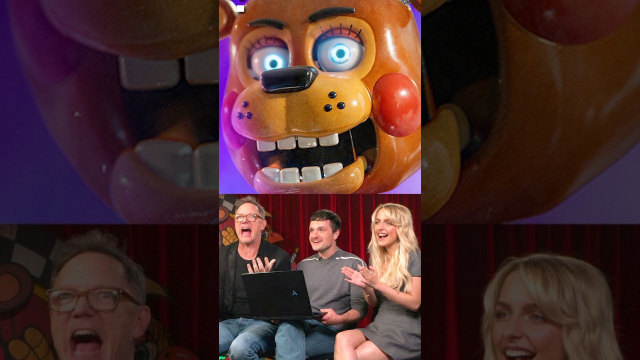 FNAF 2 cast watched my video 🤯 FNAF 2 in theaters Dec 5 #UniversalPartner