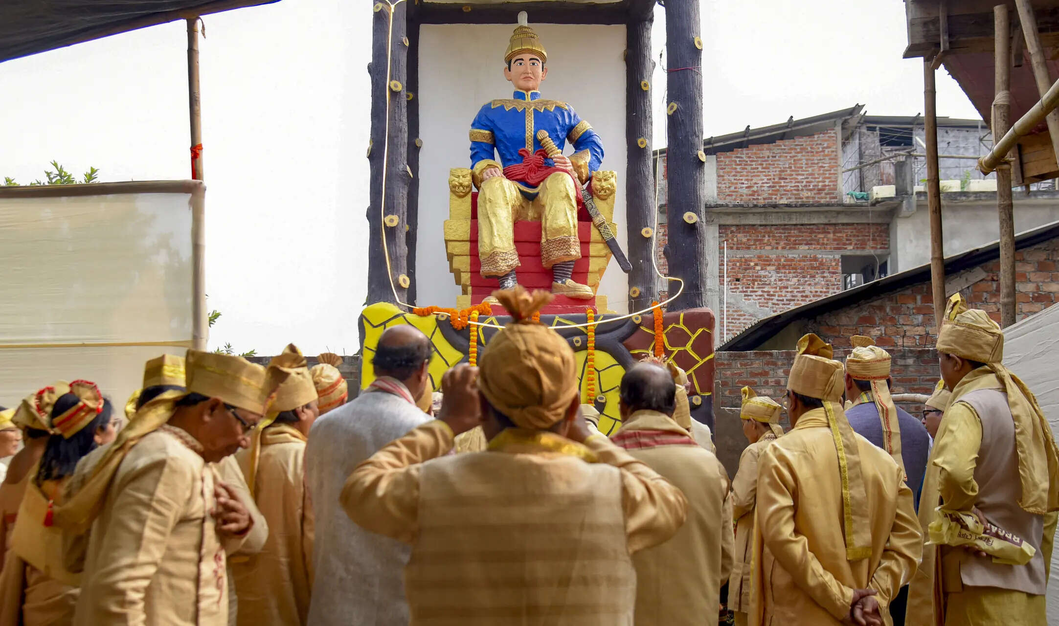 Honouring ancestors together: Tai Ahoms celebrate Me-Dam-Me-Phi ...