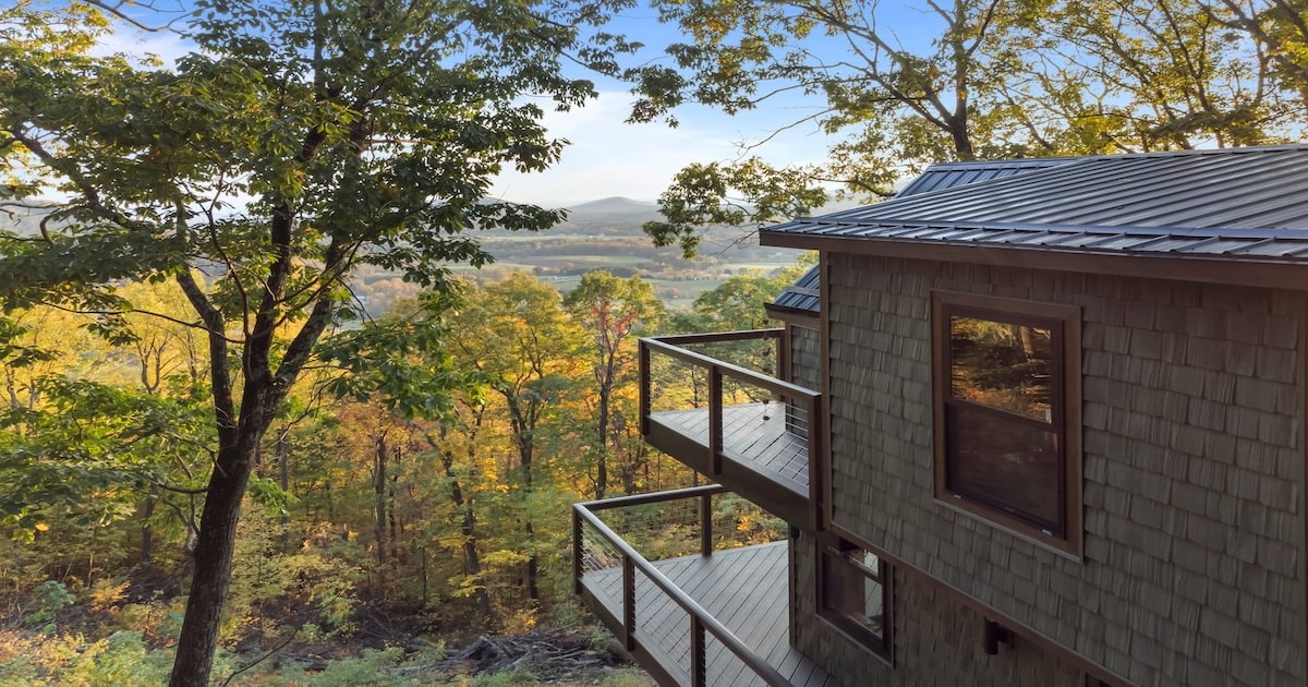 Escape to this unique treehouse rental in a Virginia small town