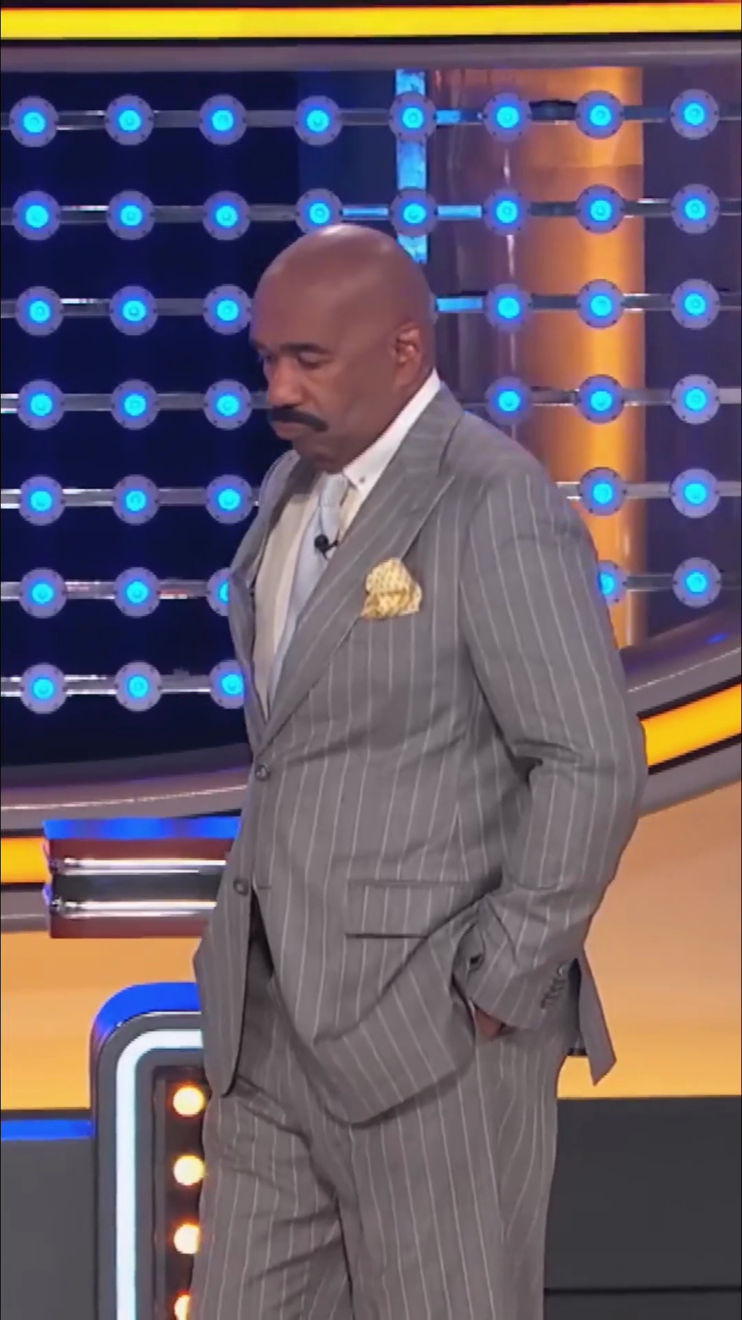 Steve Harvey walks off after this gravy answer on Family Feud