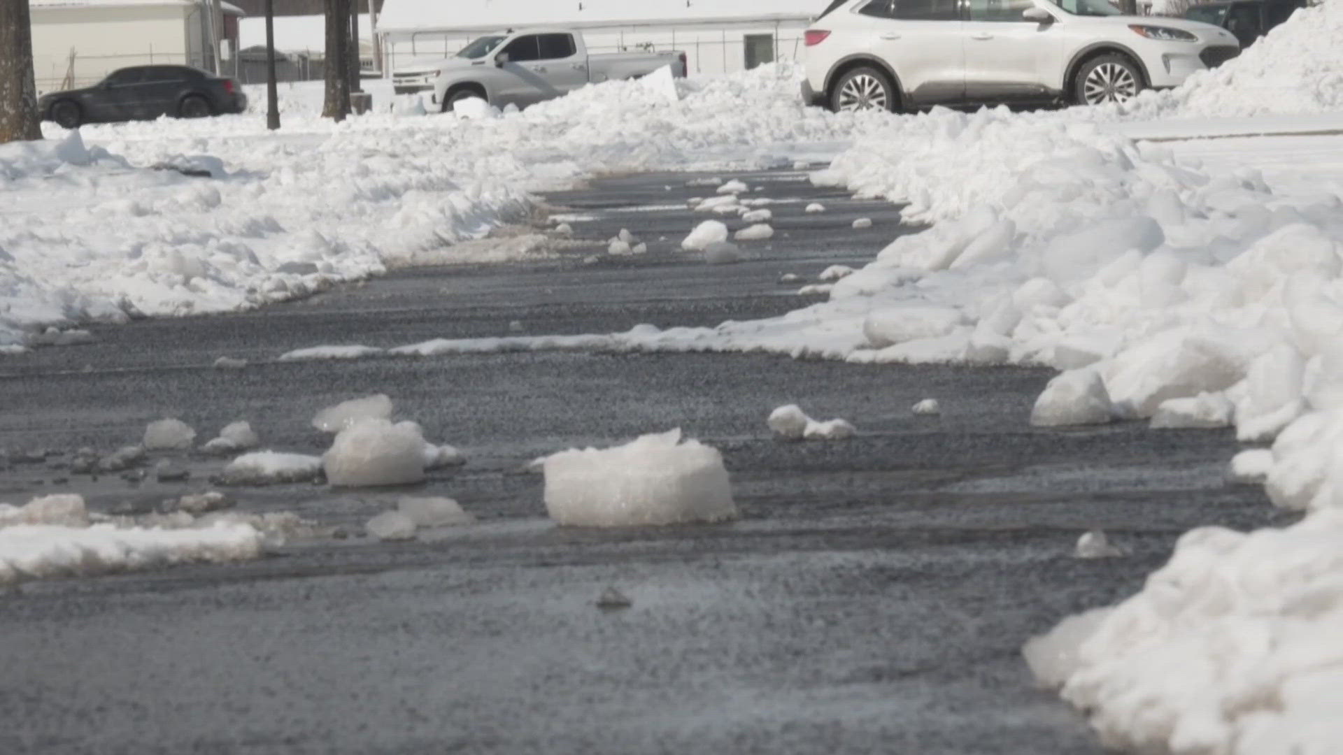 Nelson County still experiencing winter storm aftermath