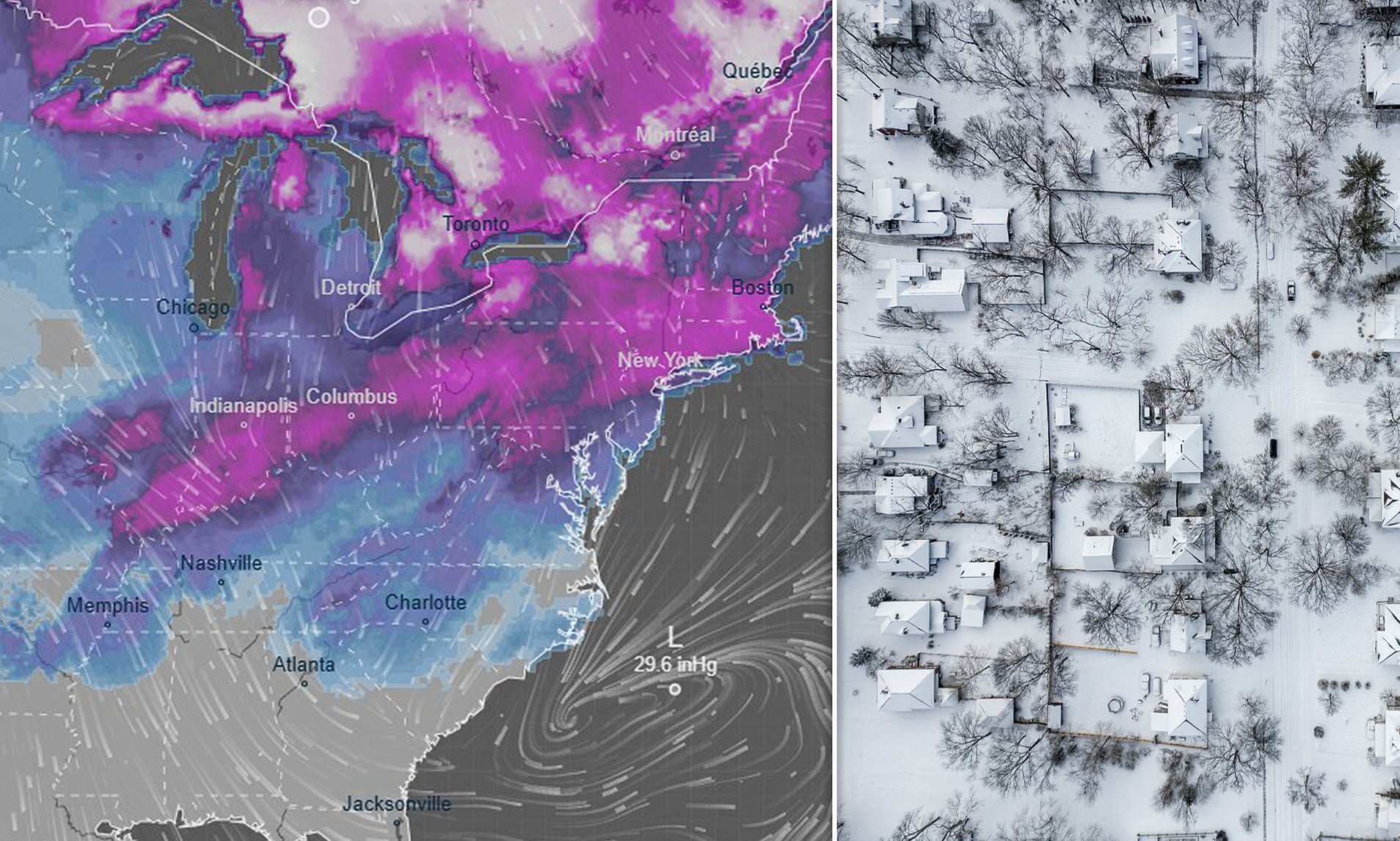 America freezes over yet again as massive 'bomb cyclone' detonates in ...