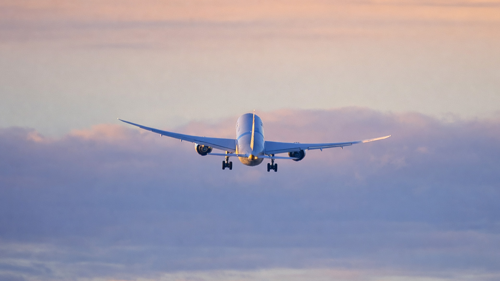 Passenger plane keeps wheels down longer than usual