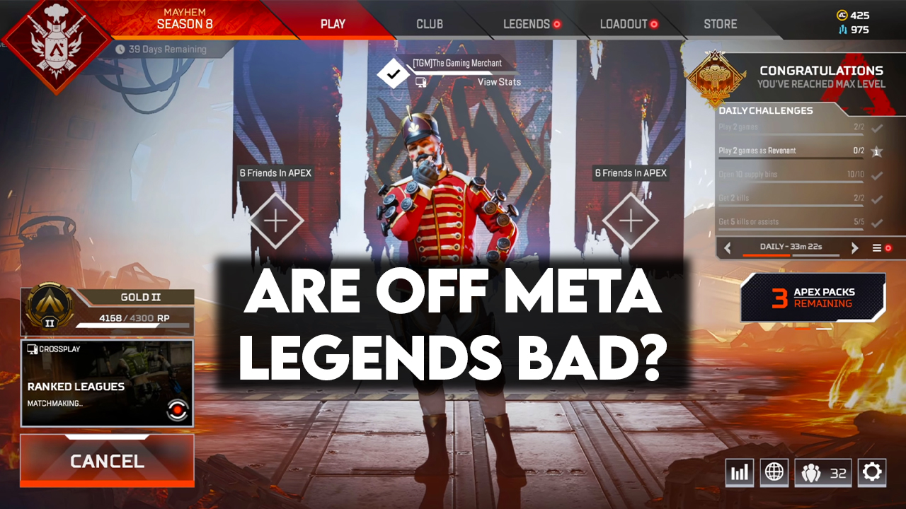 Playing off meta legends in Apex Legends, does it really matter?