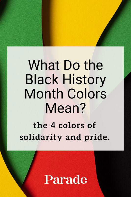 Discover the meaning behind the four colors of Black History Month