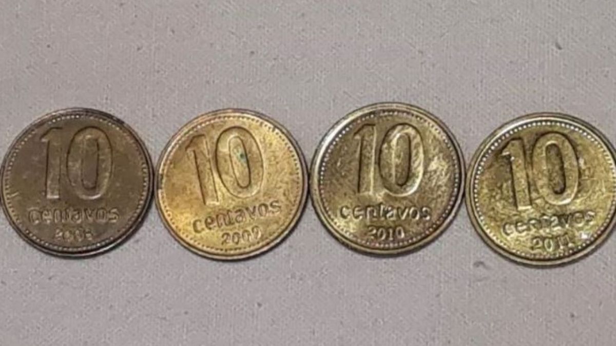 Buscá tus monedas de 10 centavos en casa, tenés un tesoro que vale oro ...