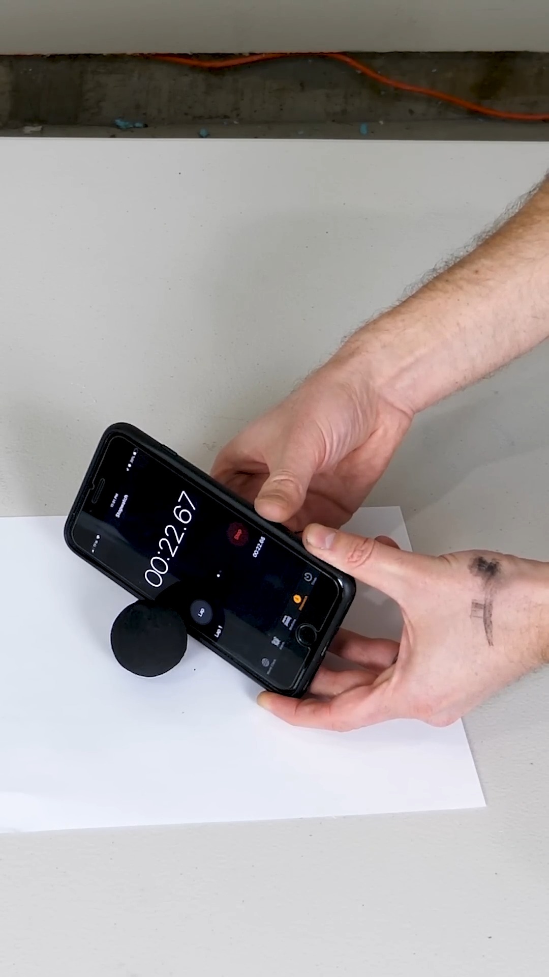 Dropping things in a black hole