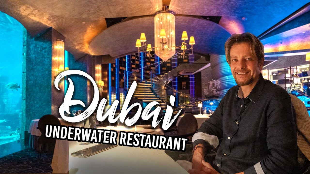 Eating underwater at Atlantis Dubai